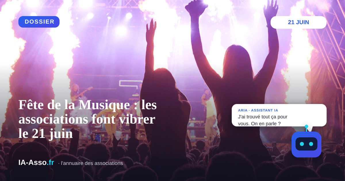 Fête de la Musique : associations & musique amateur | IA-Asso.fr